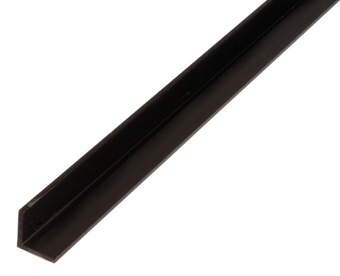 GAH Alberts Hoekprofiel 260x2x2cm PVC Zwart - Hout - Bouw & interieur ...